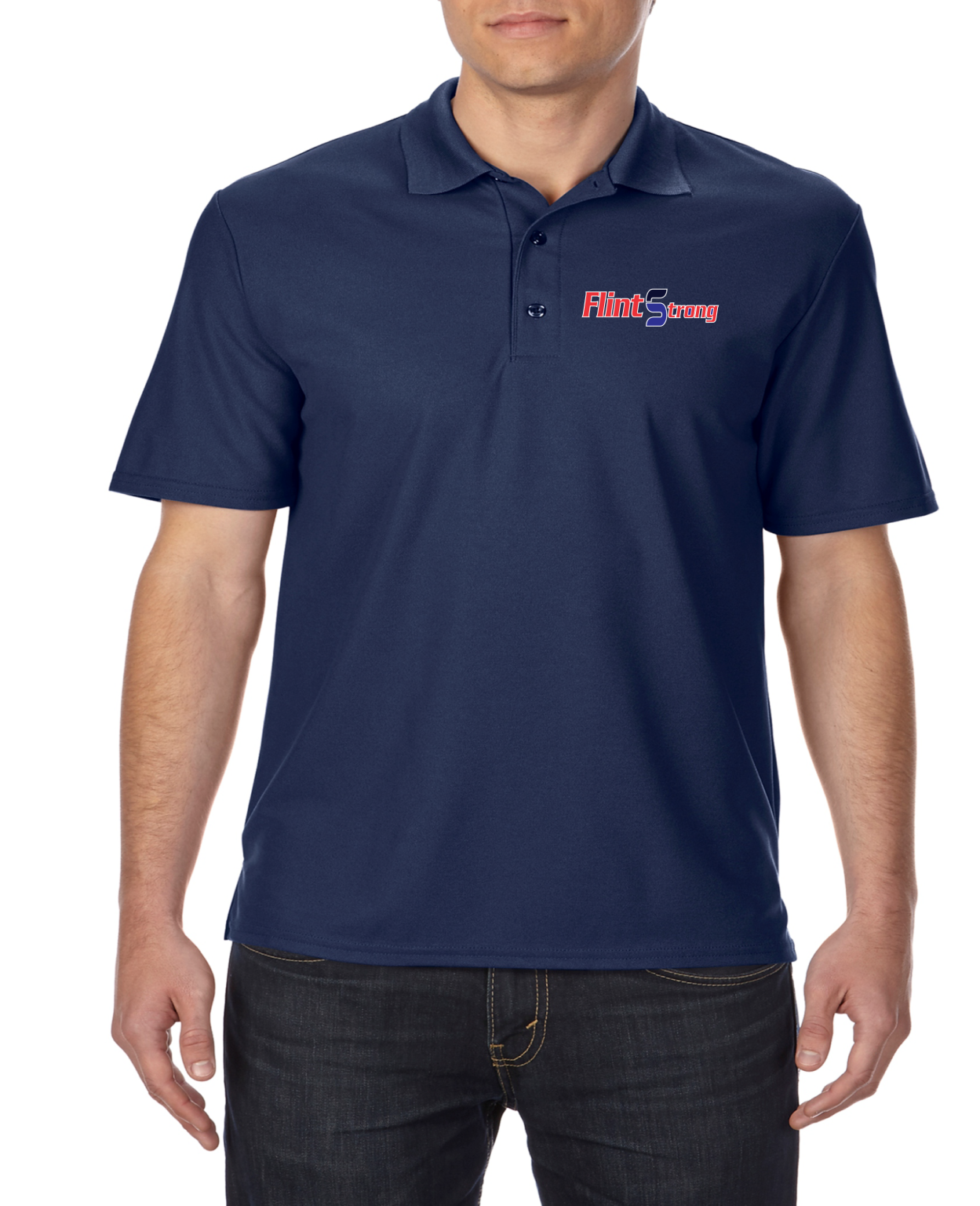 FLINT STRONG POLO – (MENS or WOMENS) – Kick It Around Sports